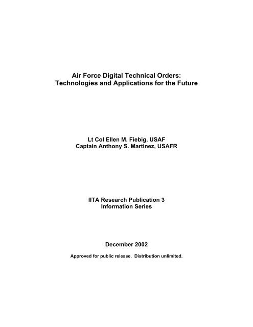 Air Force Digital Technical Orders - United States Air Force Academy