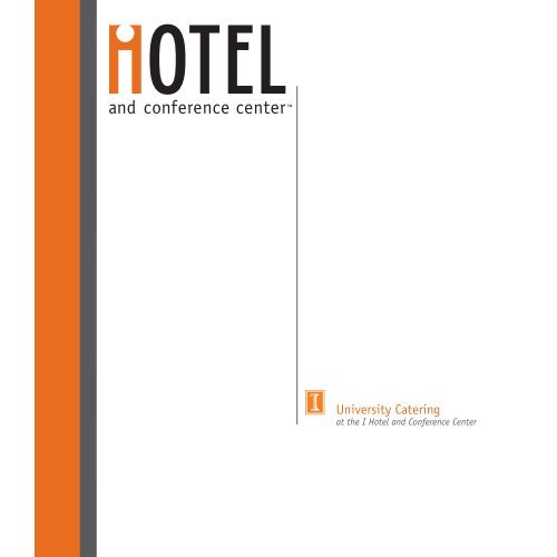 Catering Menu - I Hotel and Conference Center