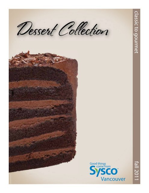 sheet cakes - Sysco Vancouver