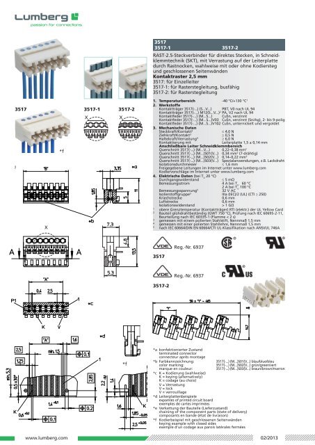 Détails (PDF) - Lumberg