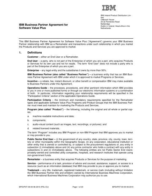 Partnership Agreement Template Ireland
