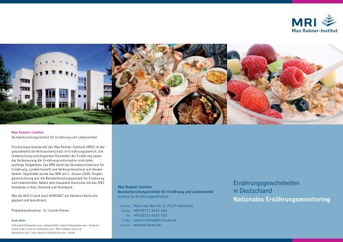 MRI-Flyer-Nemonit web - Max Rubner-Institut - Bund.de