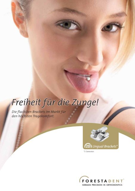 Infoblatt 2D Lingual Bracket - Forestadent