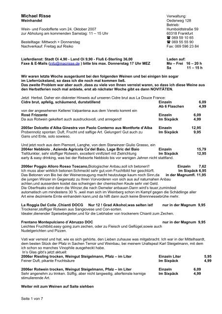 Michael Risse - Macrisse.de