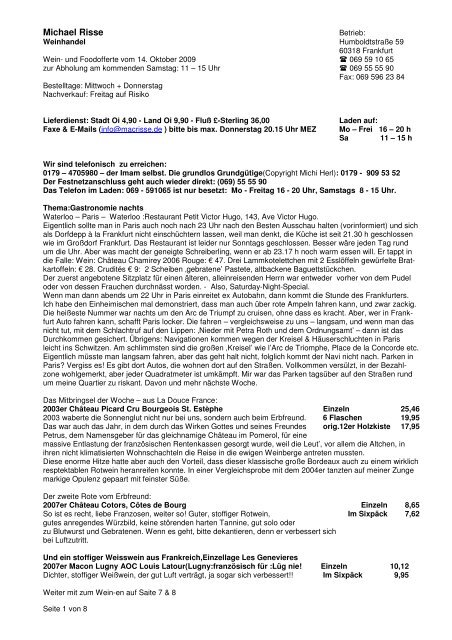 Michael Risse - Macrisse.de