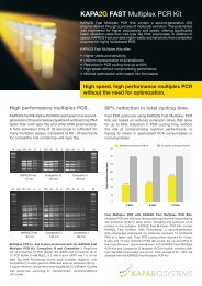 KAPA2G™ Fast Multiplex PCR Kit - Kapa Biosystems