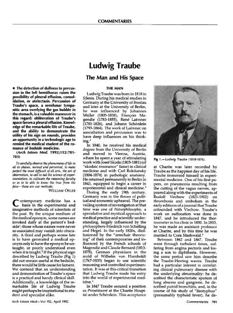 Ludwig Traube - Stanford Medicine 25