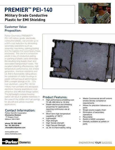 PREMIER™ PEI-140 - Parker