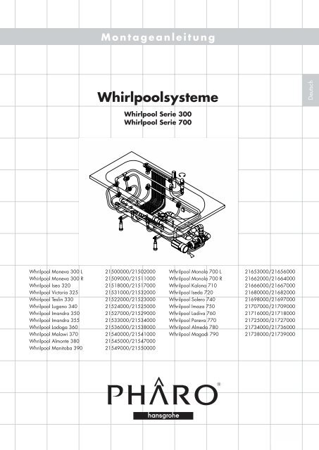 Whirlpoolsysteme - Hansgrohe