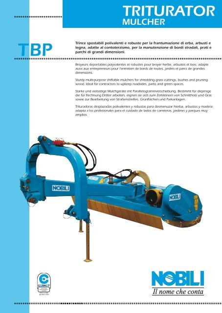 triturator mulcher - NOBILI SpA