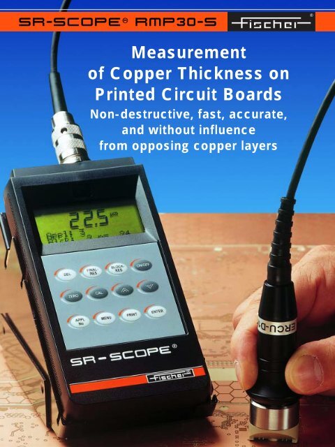 Fischer Technology USA: Measuring instrument ... - Technical Avenue