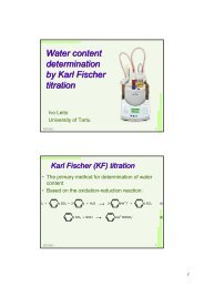 Karl-Fischer Titration – the method for determining water - SI Analytics