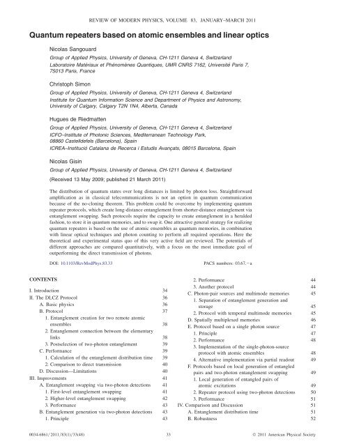 Quantum repeaters based on atomic ensembles and linear optics