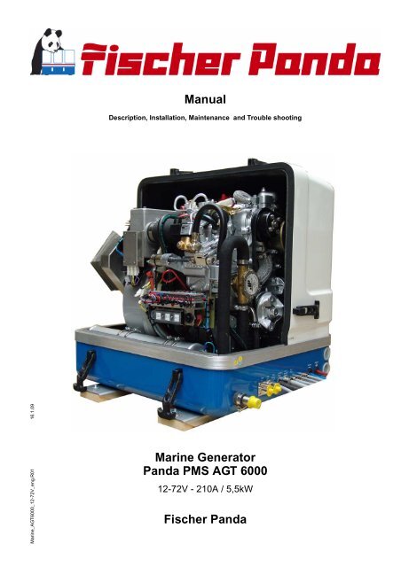 Handbook / Operators Manual - Fischer Panda