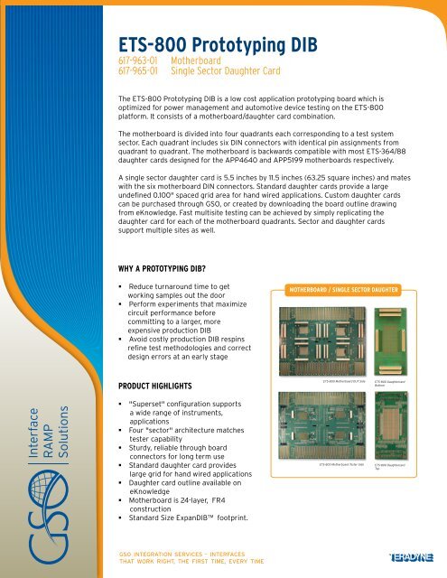 ETS-800 - Teradyne GSO