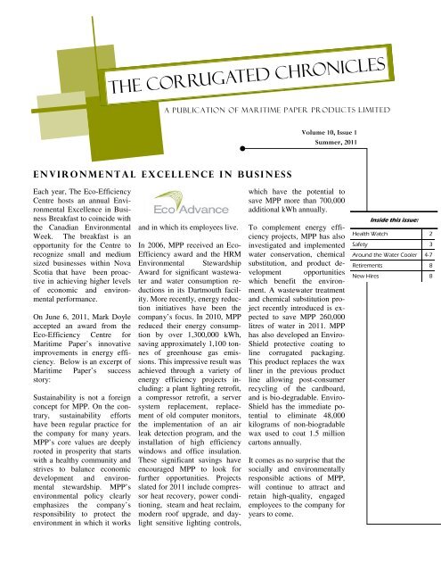 The Corrugated Chronicles - Maritime Paper Products Limited