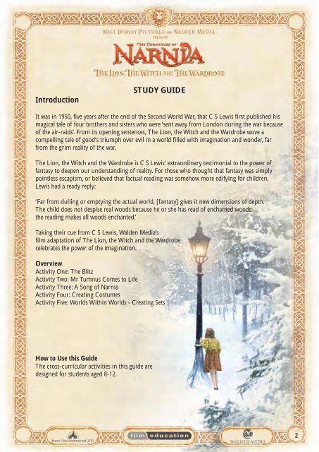 STUDY GUIDE Introduction - Film Education