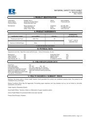Aer-O-Water 3EM 3% AFFF MSDS - FIREFLEX SYSTEMS
