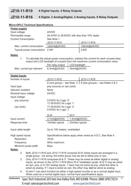 JZ10-11-R10 - Spec-Tech Industrial Electric.