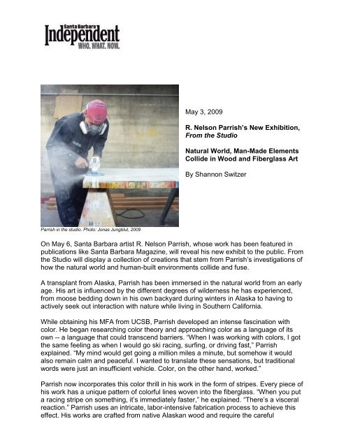 Santa Barbara Independent 2009 - Edward Cella Art+Architecture