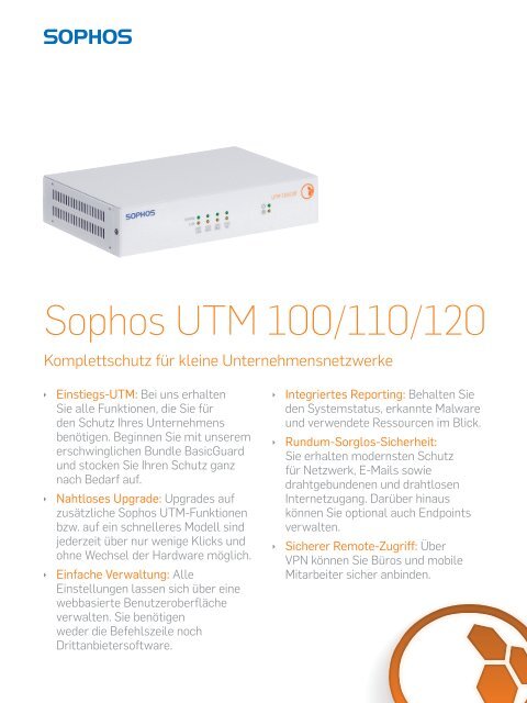 Sophos UTM 100/110/120