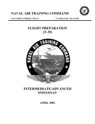FLIGHT TRAINING INSTRUCTION T-45 WEAPONS/STRIKE - Cnatra