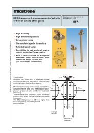 Flow velocity sensor – RG-24 Hydrology • Meteorology • Geology