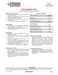 material safety data sheet - Emerson & Cuming Microwave Products