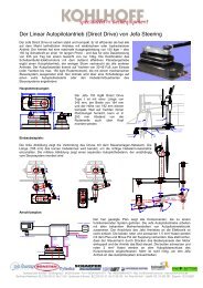 Kompakt und stark: LD100 - neuer linearer Autopilotantrieb von Jefa