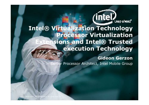 Gideon Gerzon - Intel® Developer Zone