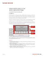 Wind River VxWorks Platforms 6.9 Overview