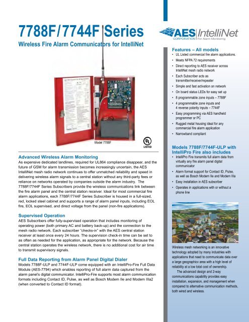 AES-7788F/7744F Series - Intelli-Systems