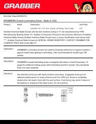 Submittal Sheet #03090413