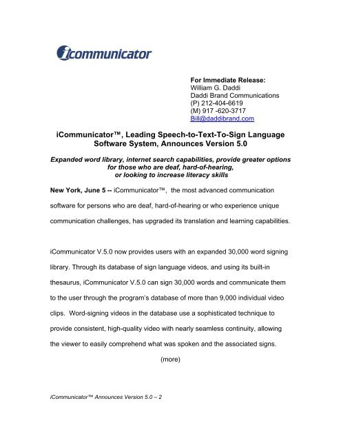 iCommunicator™, Leading Speech-to-Text-To-Sign Language ...