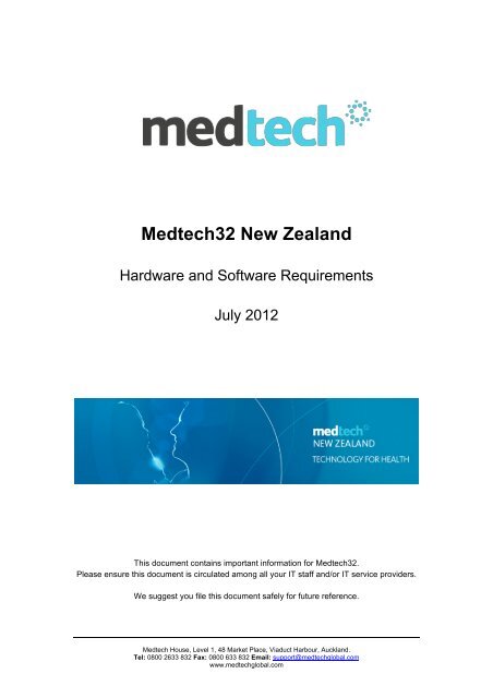 Medtech32 New Zealand - Medtech Global