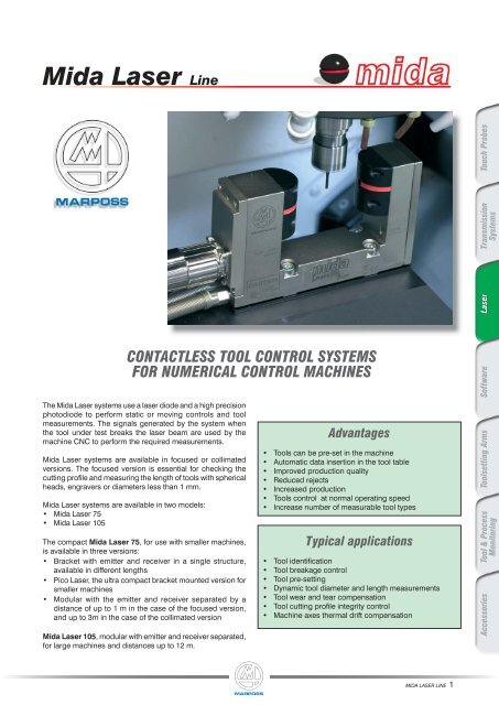 Mida Laser Line - Marposs
