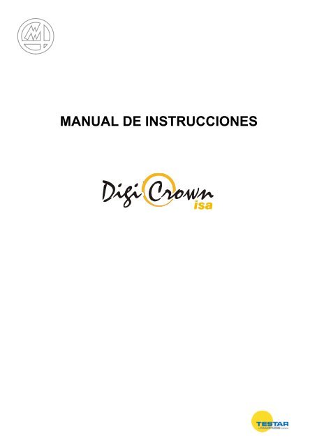 MANUAL DE INSTRUCCIONES - Marposs