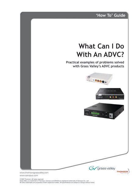 What Can I Do With An ADVC?