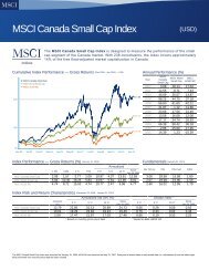 Barra Models Direct - MSCI