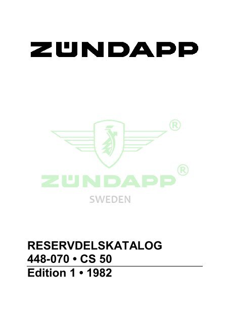 zündapp cs50 1980 - ZÜNDAPP Sweden