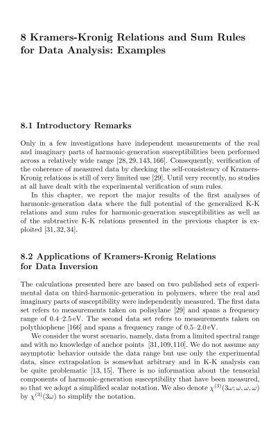 8 Kramers-Kronig