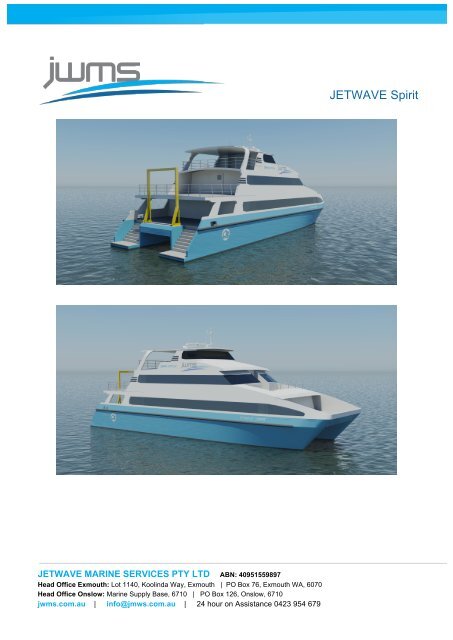 JETWAVE Spirit - JWMS - Jetwave Marine Services