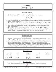 Vocabulary - Danco Phonics