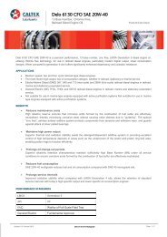 Material Safety Data Sheet - Caltex