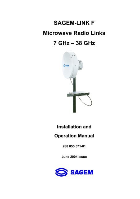 SAGEM-LINK F Microwave Radio Links 7 GHz