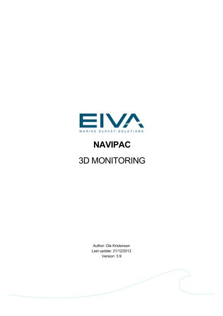 NAVIPAC 3D MONITORING - EIVA a/s | download