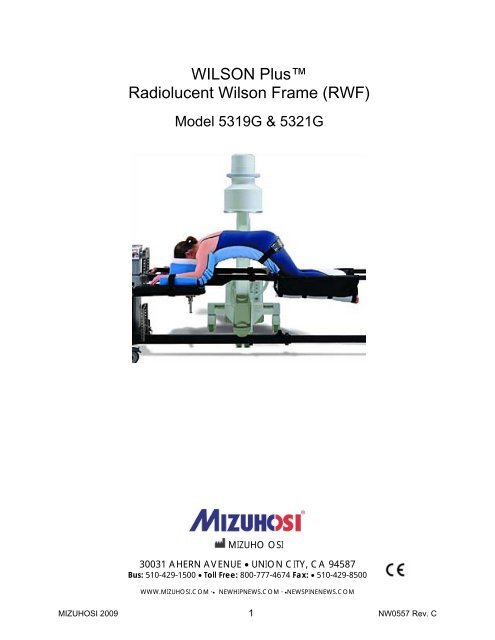 WILSON Plus™ Radiolucent Wilson Frame (RWF)