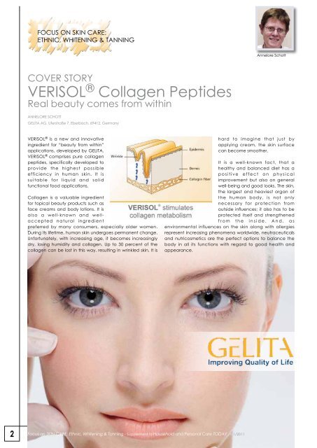 VERISOL® Collagen Peptides - Household and Personal Care Today