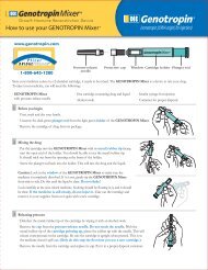 GENOTROPIN Pen ® 5 Instructions For Use