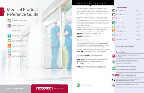 Medical Product Reference Guide - Crosstex